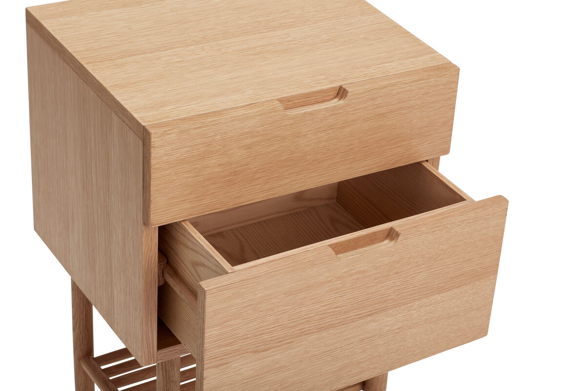 Acorn Bedside Table Natural - Hübsch