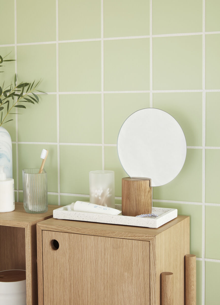 Cube Console Table Natural - Hübsch