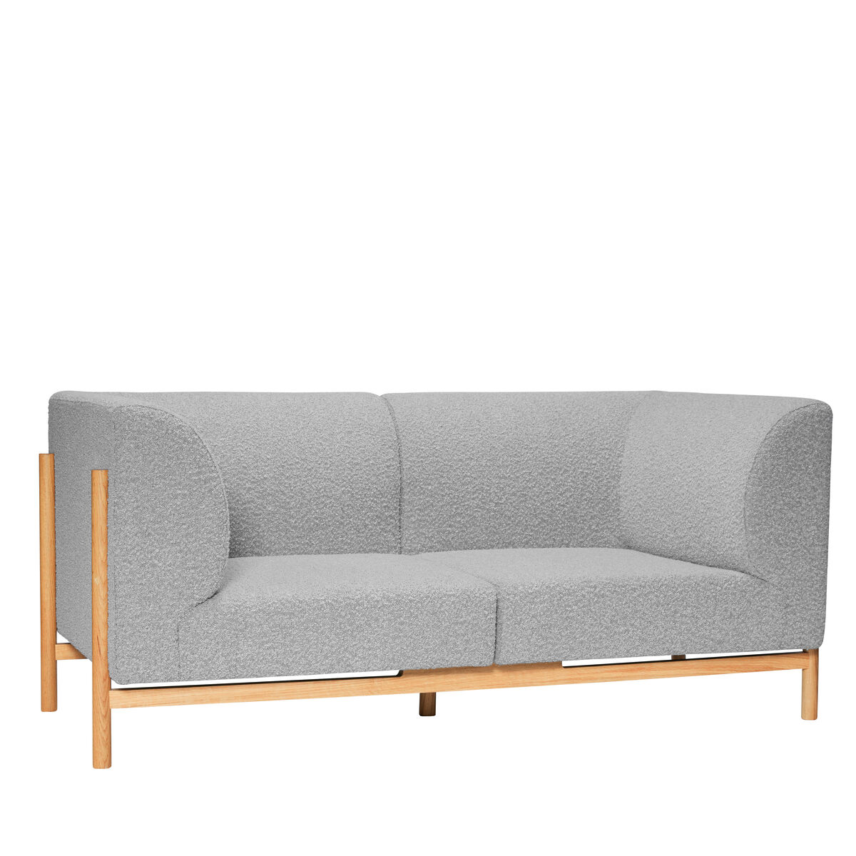 Moment Sofa 2 seater Small Grey - Hübsch