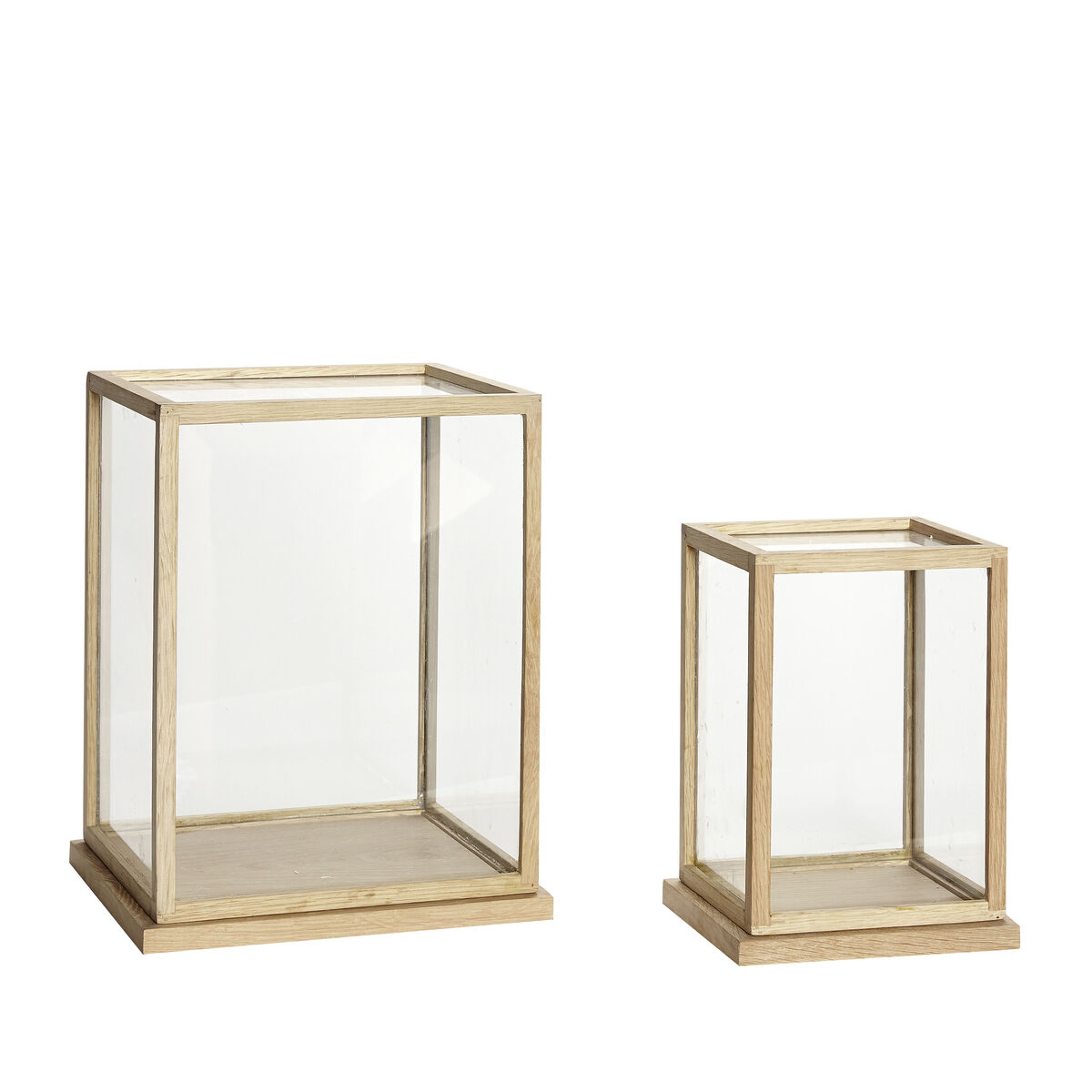 Spectacle Display Boxes Large Natural (set of 2) - Hübsch