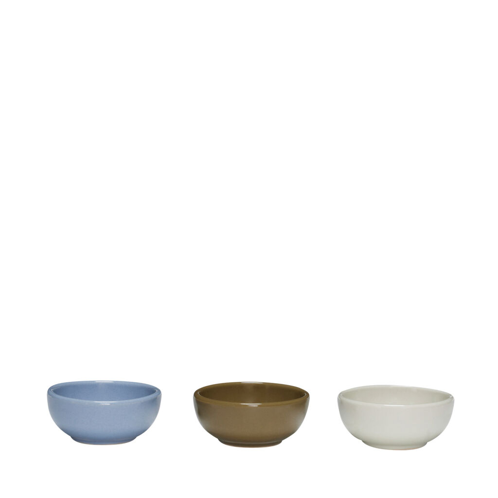 Amare Bowls Multicolour (set of 3) - Hübsch