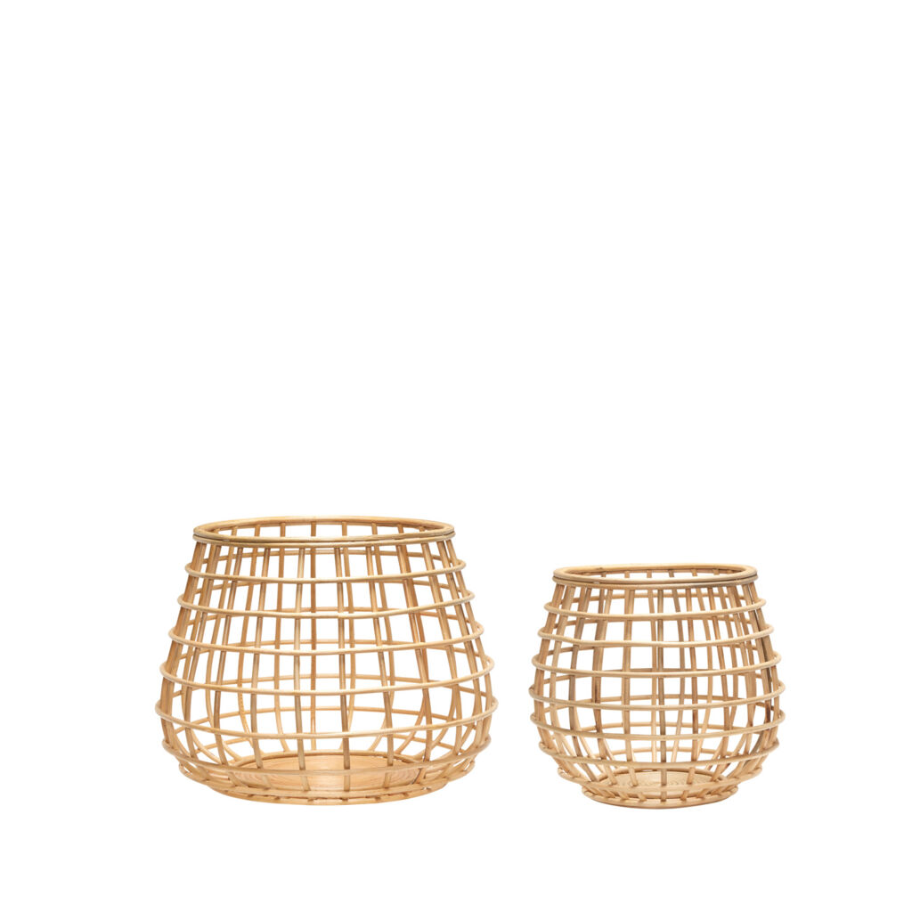 Energy Baskets Large Natural (set of 2) - Hübsch