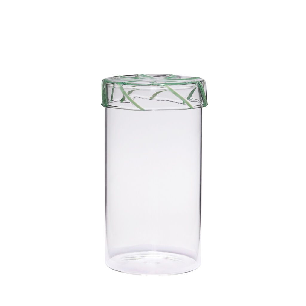 Heir Storage Jar Tall Green - Hübsch