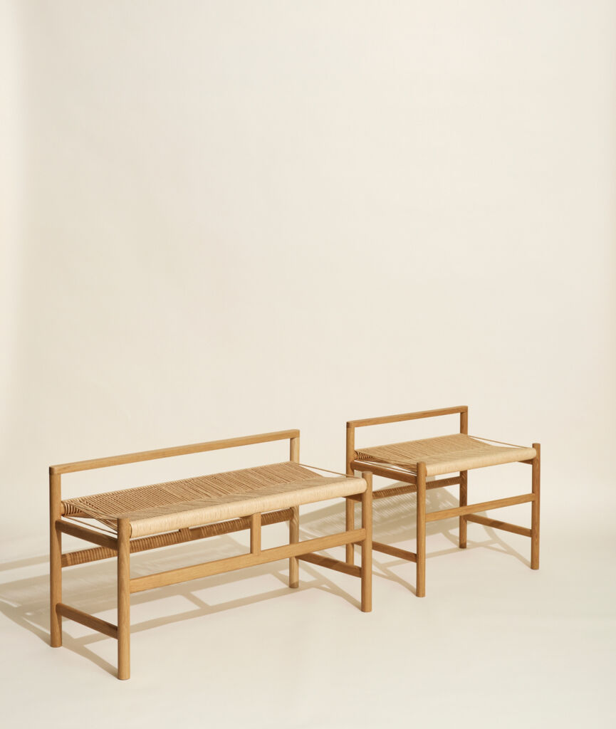 Heritage Bench Small Natural - Hübsch